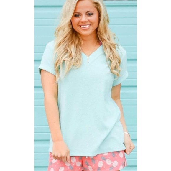 Tops | Jadelynn Brooke French Terry Tee | Poshmark